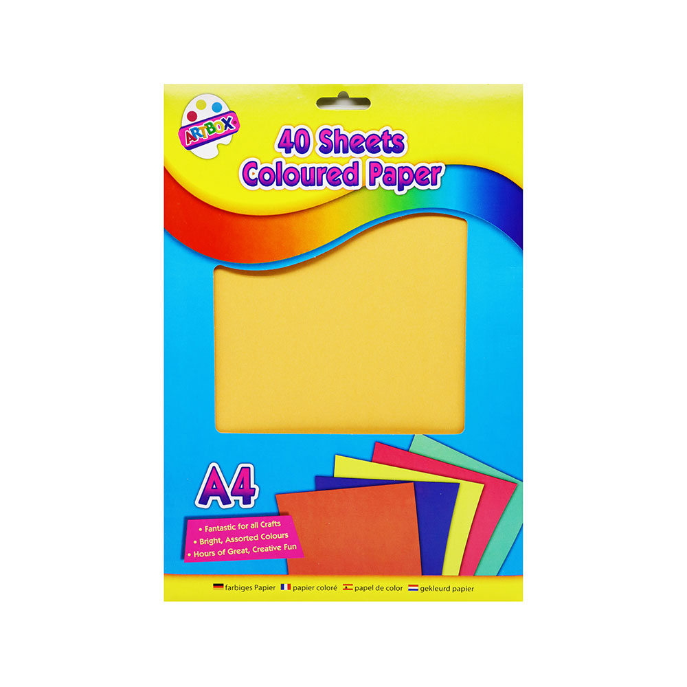 A4 Coloured Paper 40 Sheets – Selected Finds