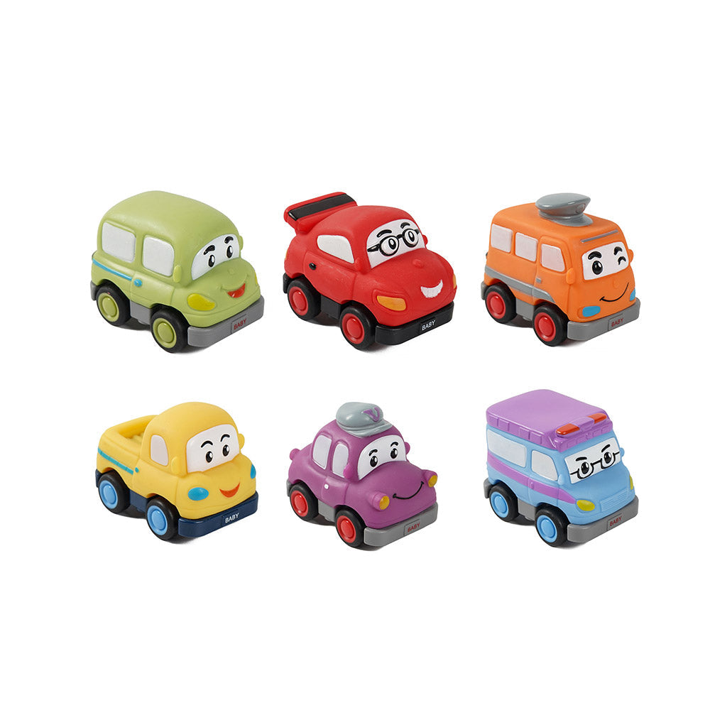 Pull Back Cartoon Car Two-Way Vehicle ¨C Recoil Powered Mini Toy Cars ...