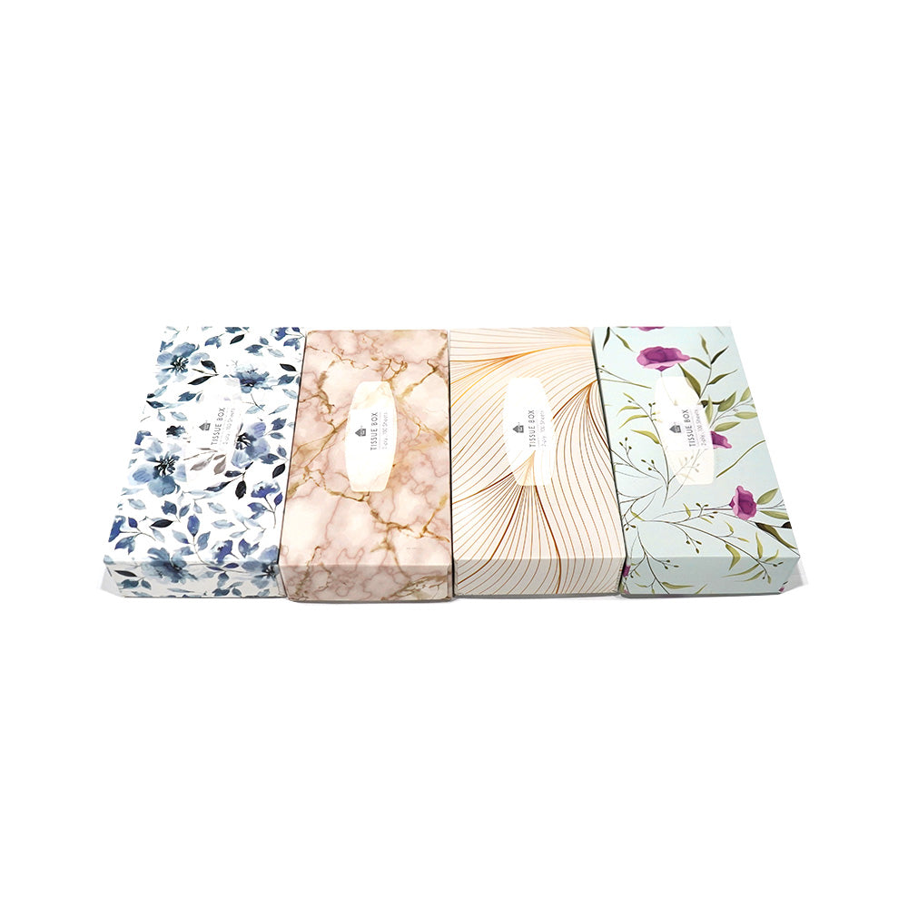 2-Ply Tissue Box 100 Sheets | Soft & Strong Facial Tissues for Home ...