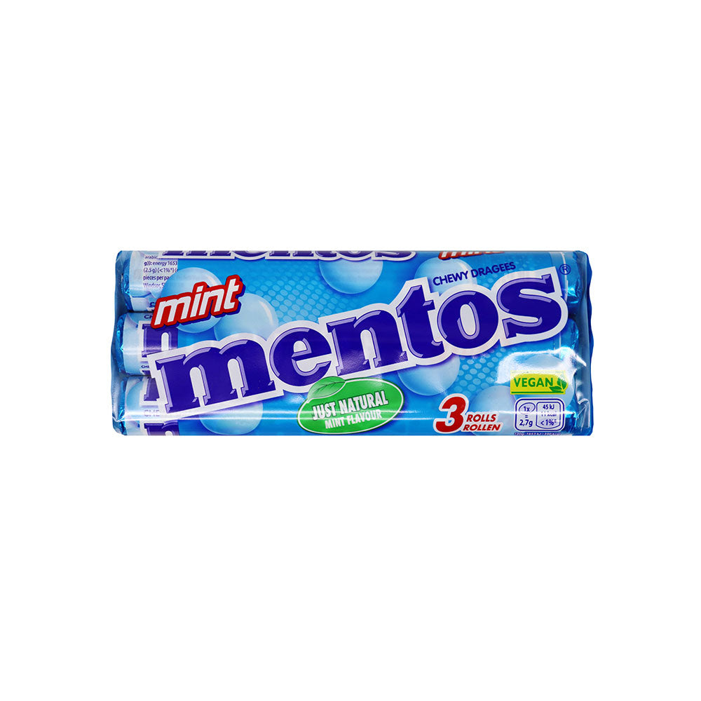 Mentos Fanta Mint Chewy Dragees 3PK ¨C Refreshing Soft Mint Candy ...