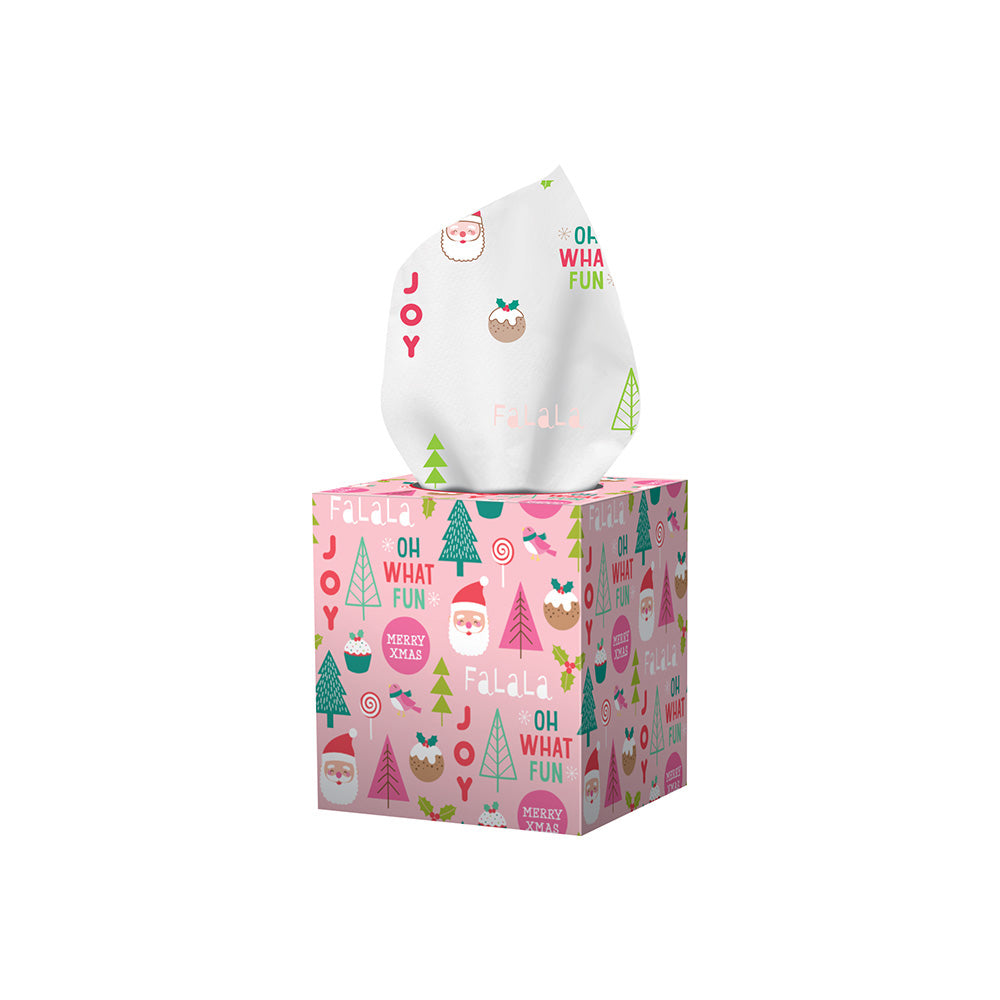 Reflections Christmas Facial Cube Tissues 2-Ply | Soft Festive Box ...