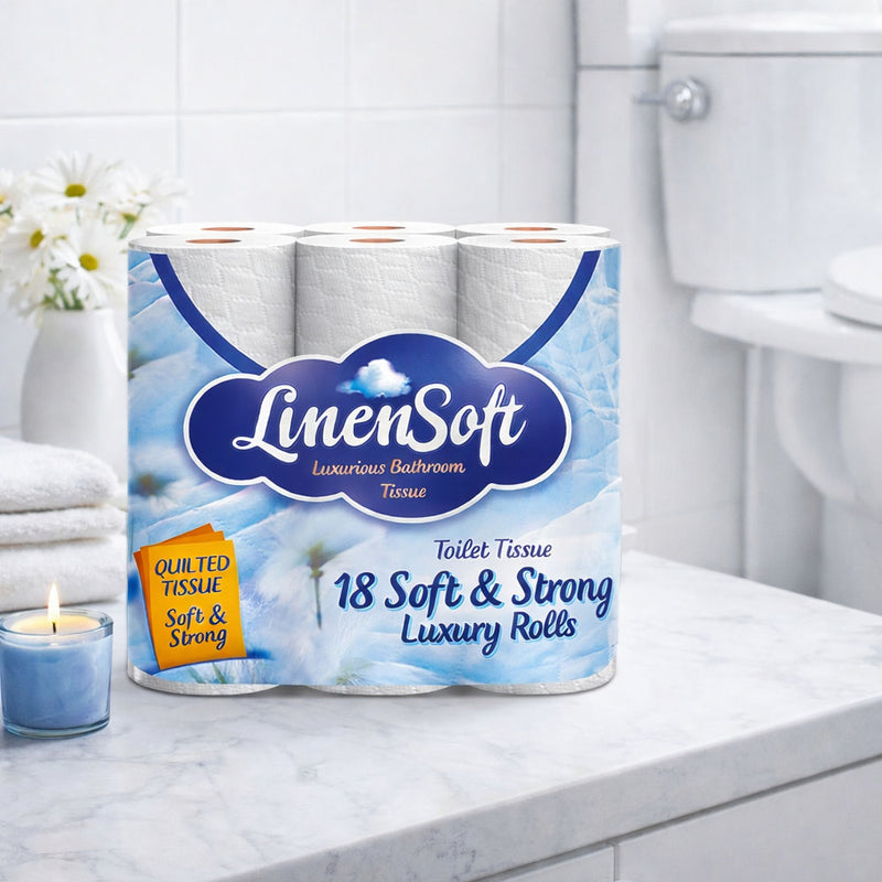 Linen Soft Luxury Toilet Roll Tissue 2Ply 54Roll – Selected Finds