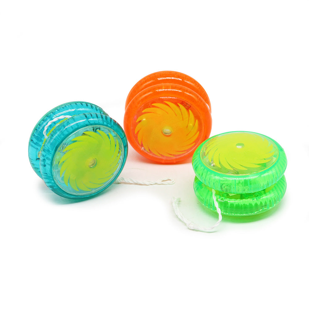 Light Up Clutch Trick Yoyo 2 Inch LED Flashing Yoyo Kids Skill Toy ...
