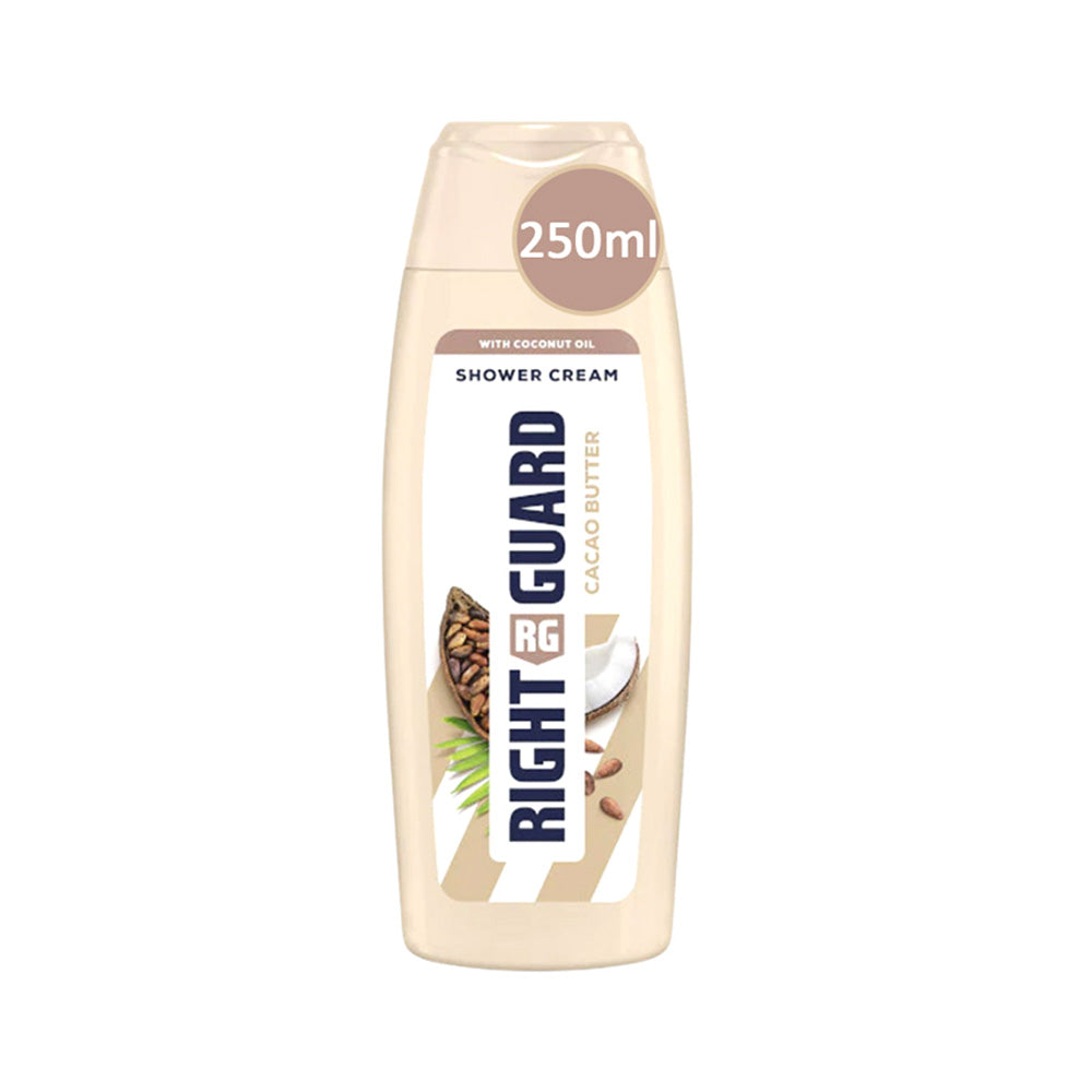 Right Guard Cocoa Butter Shower Cream & Oil 250ml Moisturising ...