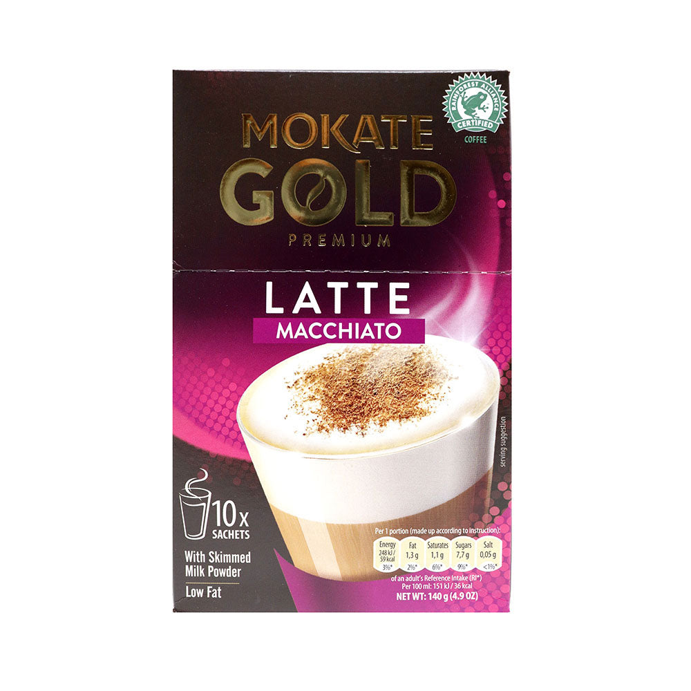 Mokate Gold Premium Latte Macchiato 10 Sachets Creamy Coffee – Selected ...