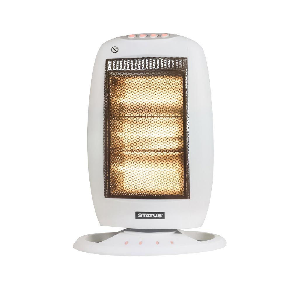Status Halogen Oscillating Heater 1200W ¨C Portable Indoor Home Heating ...