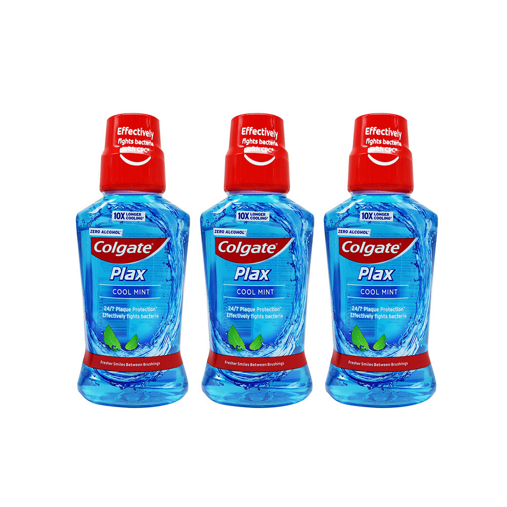 Colgate Plax Cool Mint Mouthwash 250ML Long-Lasting Freshness ...