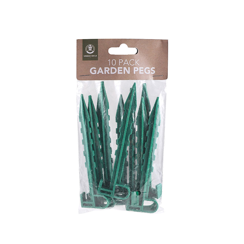 Hooked Top Garden Pegs 10 Pack for Secure Plant Support – Selected Finds