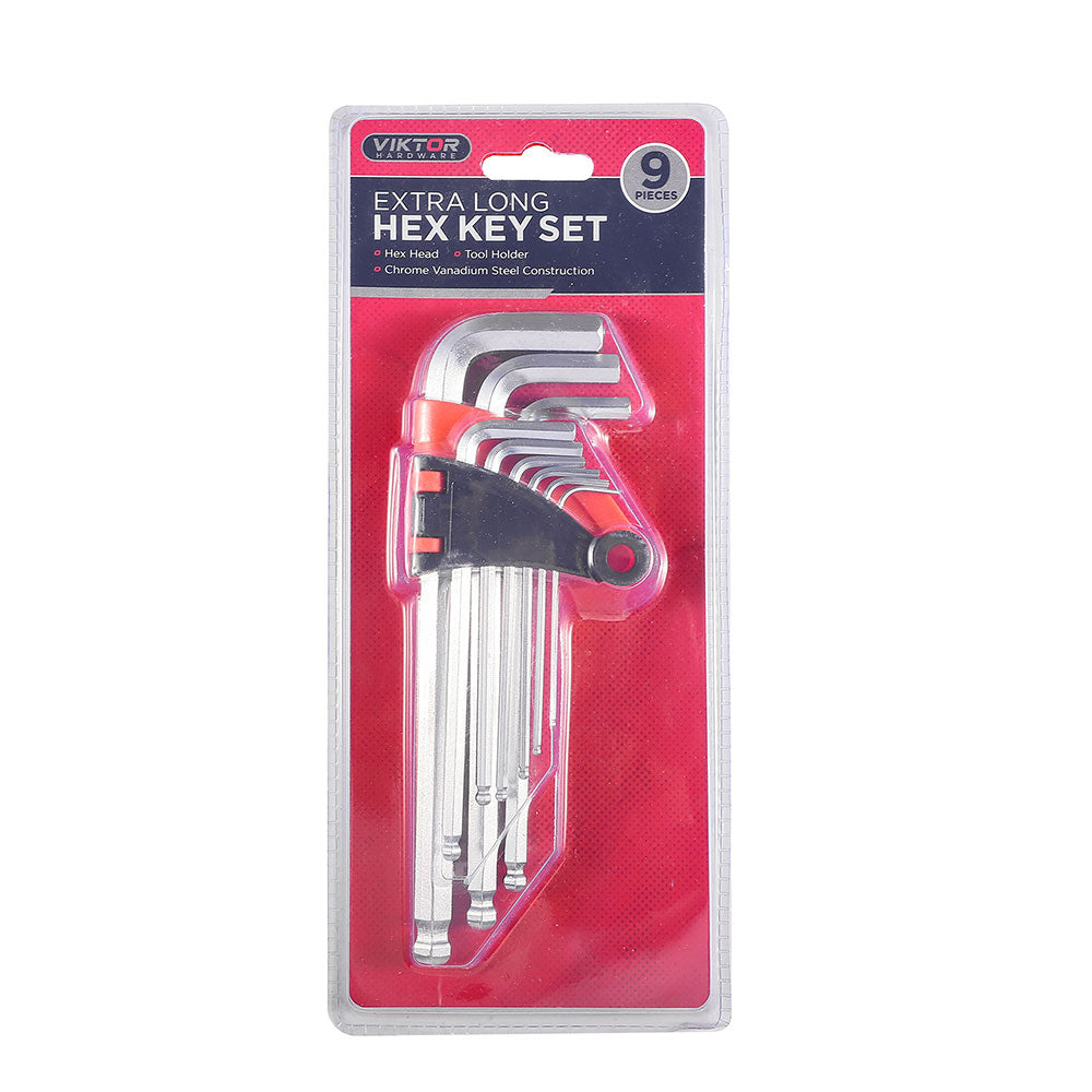 Extra Long Hex Key Set 9PC Long Reach Allen Keys – Selected Finds