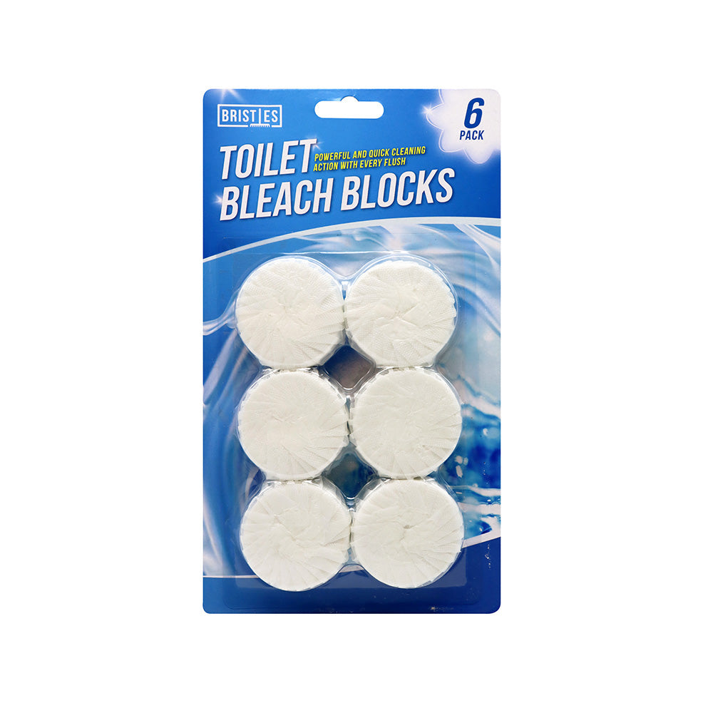 Toilet Bleach Blocks 6 Pack Powerful Bowl Cleaner Fresh Scent ...