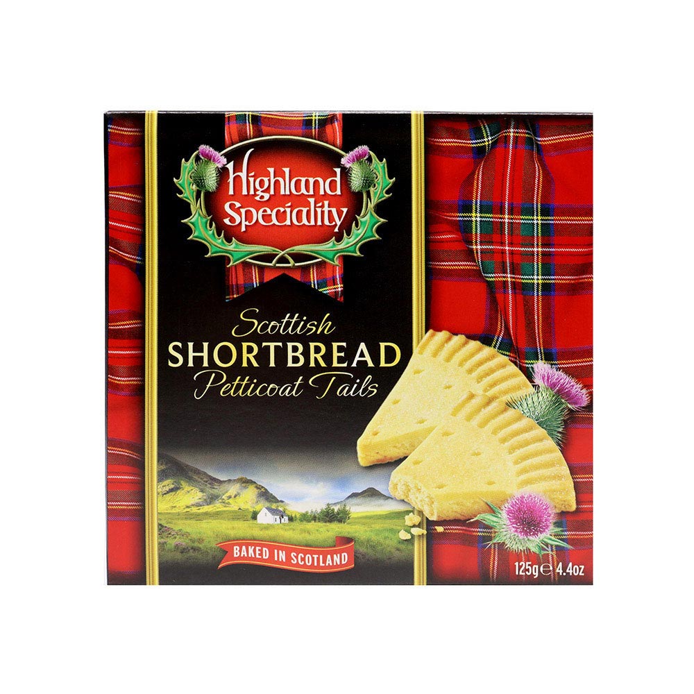 Highland Speciality Shortbread Petticoat Tails 125g Scottish Biscuits ...